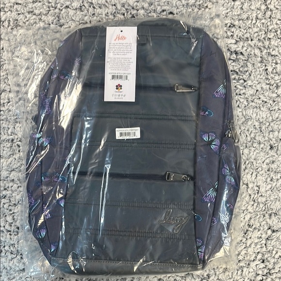 lug | Bags | Nwt Lug Hopper Backpack Butterfly Grey | Poshmark